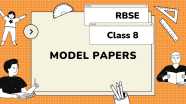 RBSE Class 8 Model Paper 2026 Hindi Download Hindi